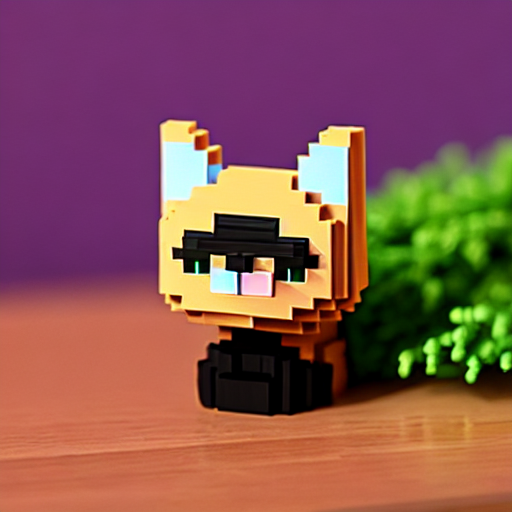 20240206 - voxel art, cute kitten:stable_diffusion_voxelart:2072336325 : r/kittenbot