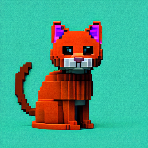 20240405 - voxel art, cute kitten:stable_diffusion_voxelart:922451937 : r/kittenbot