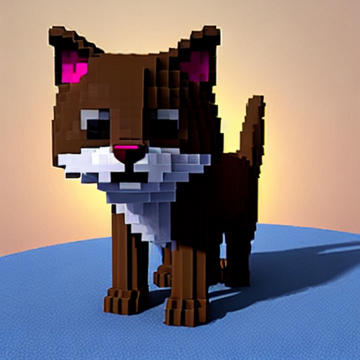 20240427 - voxel art, cute kitten:stable_diffusion_voxelart:2125110508 : r/kittenbot